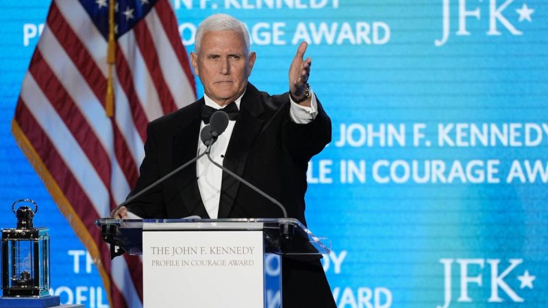 Former Vice President Mike Pence honored by Kennedy family in receiving ...